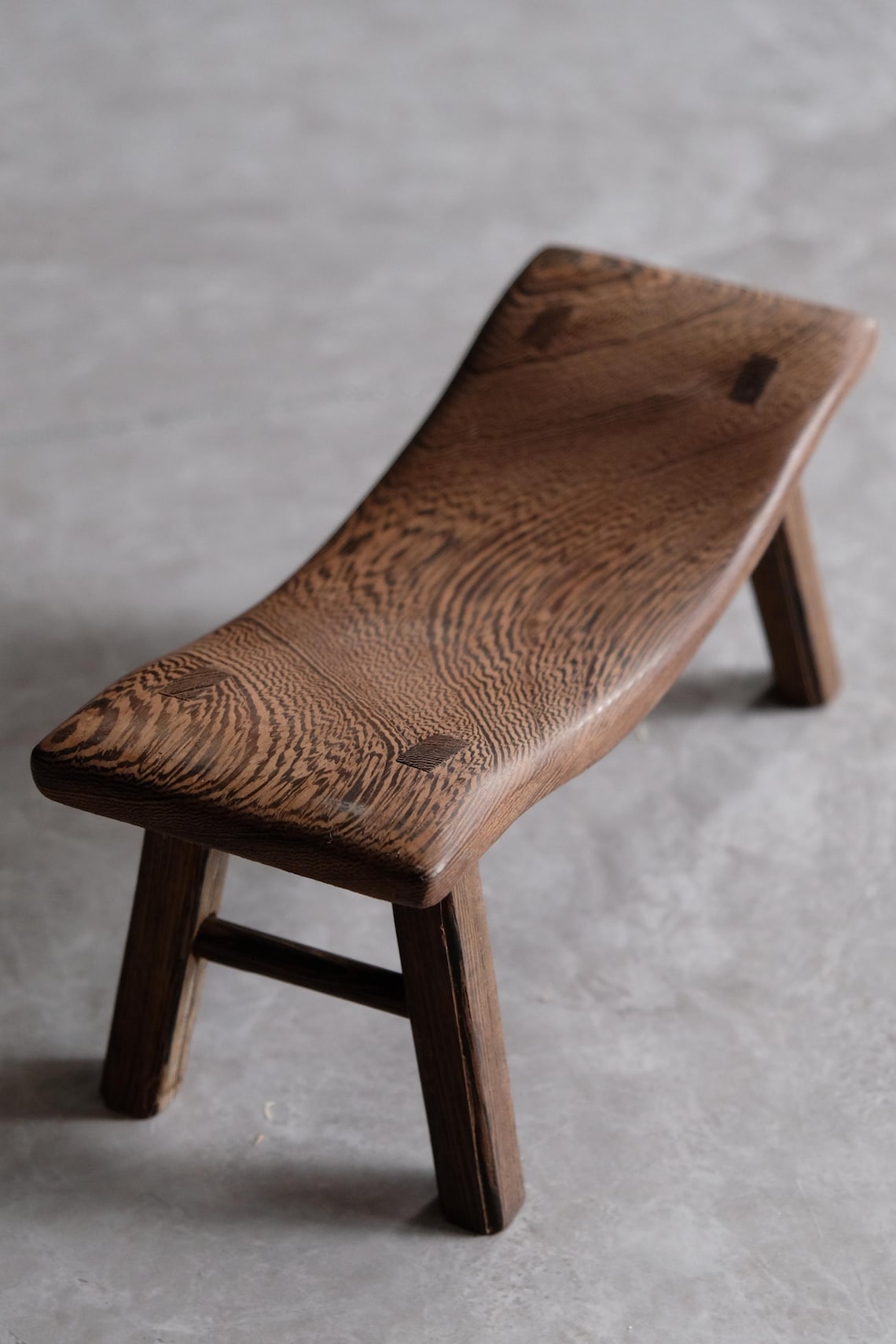 Vintage Wooden Step Stool and Child's Footstool Handcrafted Wooden ...