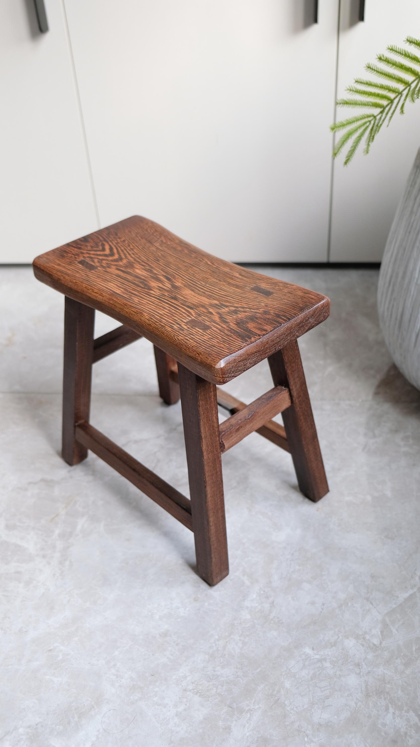 Handmade Wenge Wood Step Stool: Rustic Foot Rest - Etsy