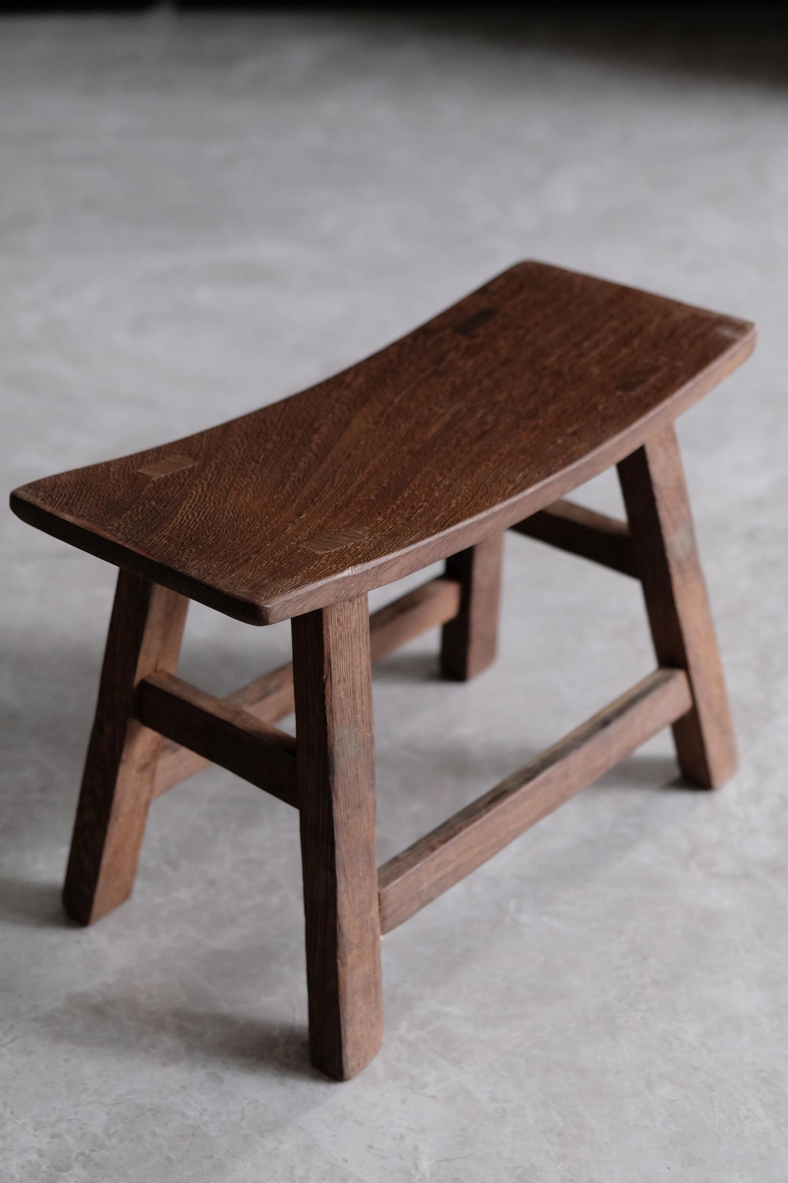 Vintage Wooden Step Stool and Child's Footstool Handcrafted Wooden ...