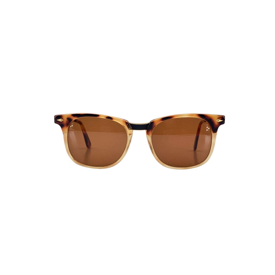 Authentic Vogue Vintage Brown Unisex Lukas Sunglasses 48/20 140 Mm - Etsy