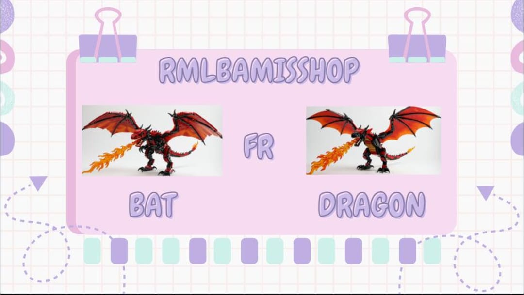Digi Virtual Arts Legend Fr Bat Dragon - Etsy