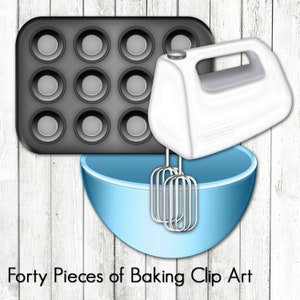 Digital Clip Art Baking Clip Art Instant Download Digital Baking Clip ...