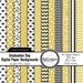 Digital Scrapbook Paper Graduation Day Black and Gold Digital Grad ...