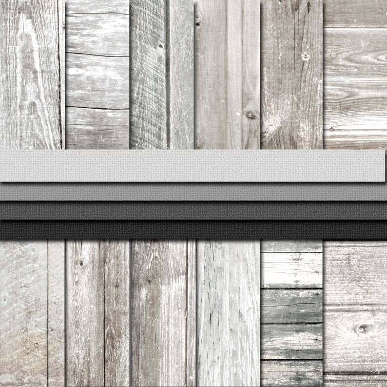Digital Scrapbook Paper Weathered Wood Digital Paper Digital - Etsy