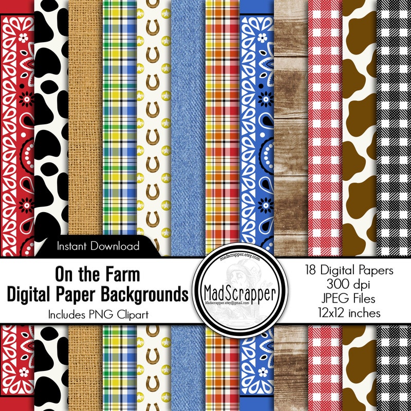 Farm Scrapbook Kit - Etsy