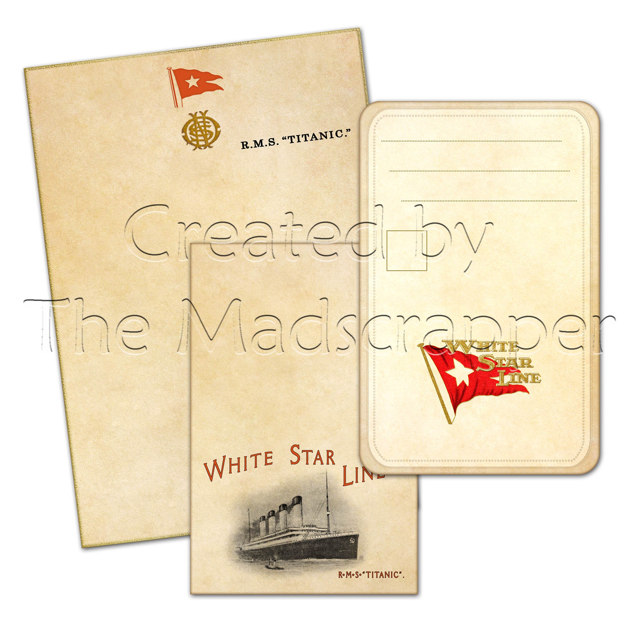 Digital Titanic Printables Titanic Stationery Printable and - Etsy ...