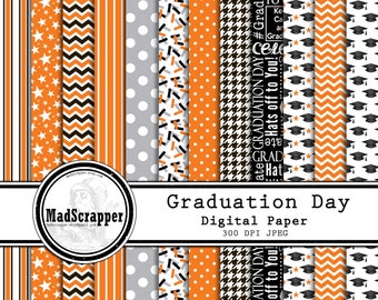 Orange and Black Graduation | Etsy