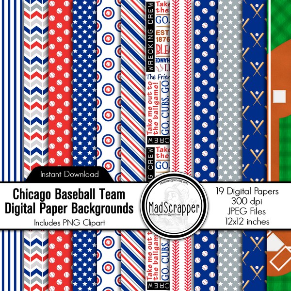 Chicago Baseball - Etsy