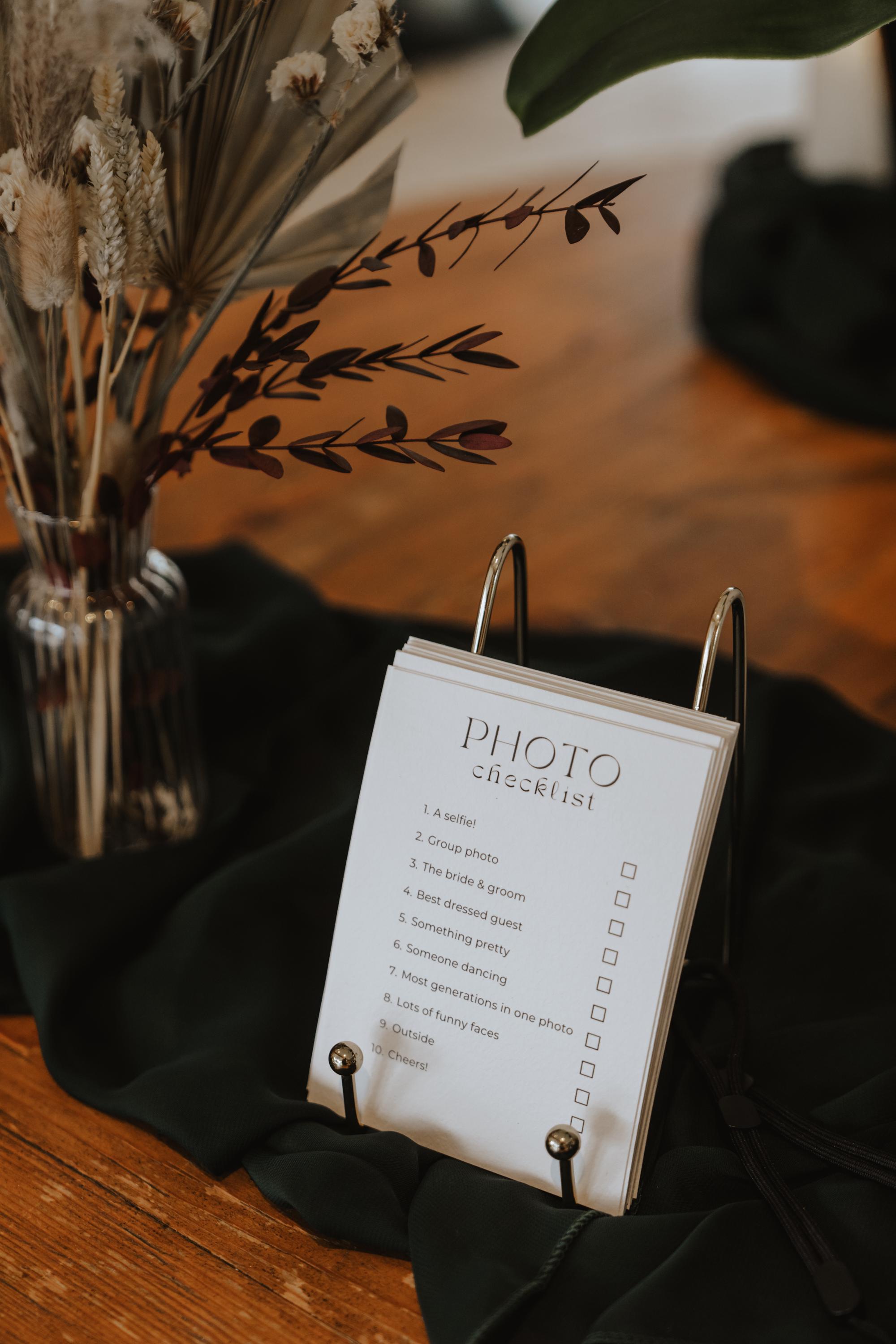 CANVA Photo Checklist Template - Etsy