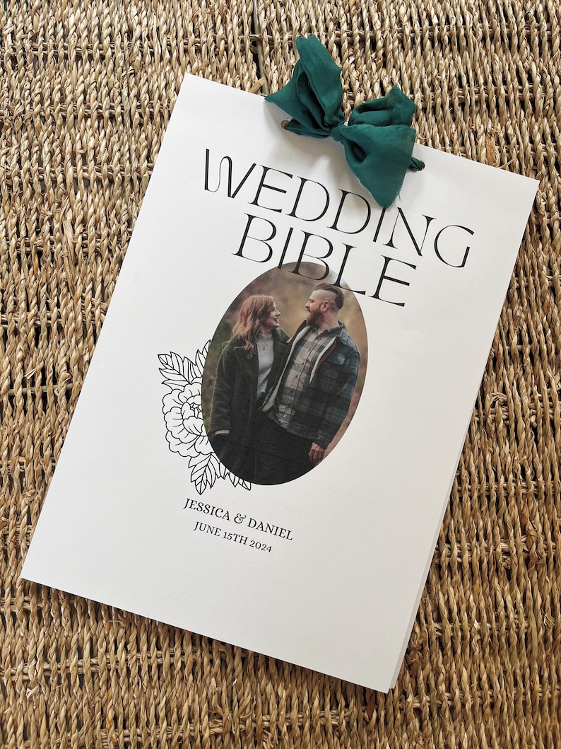 CANVA Wedding Bible Template - Etsy