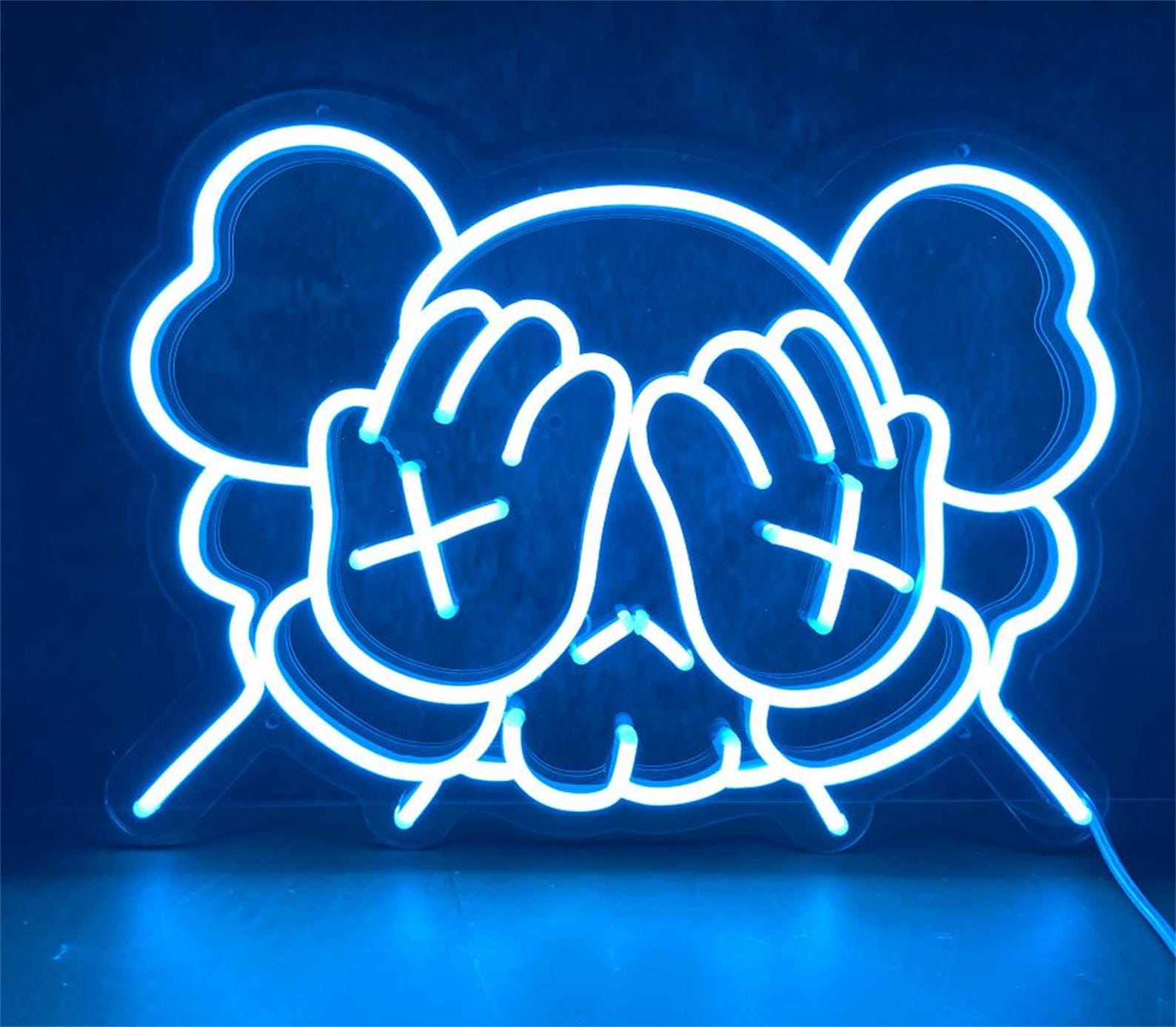 Custom Kaws-inspired LED Neon Sign: Game Room Decor - Etsy