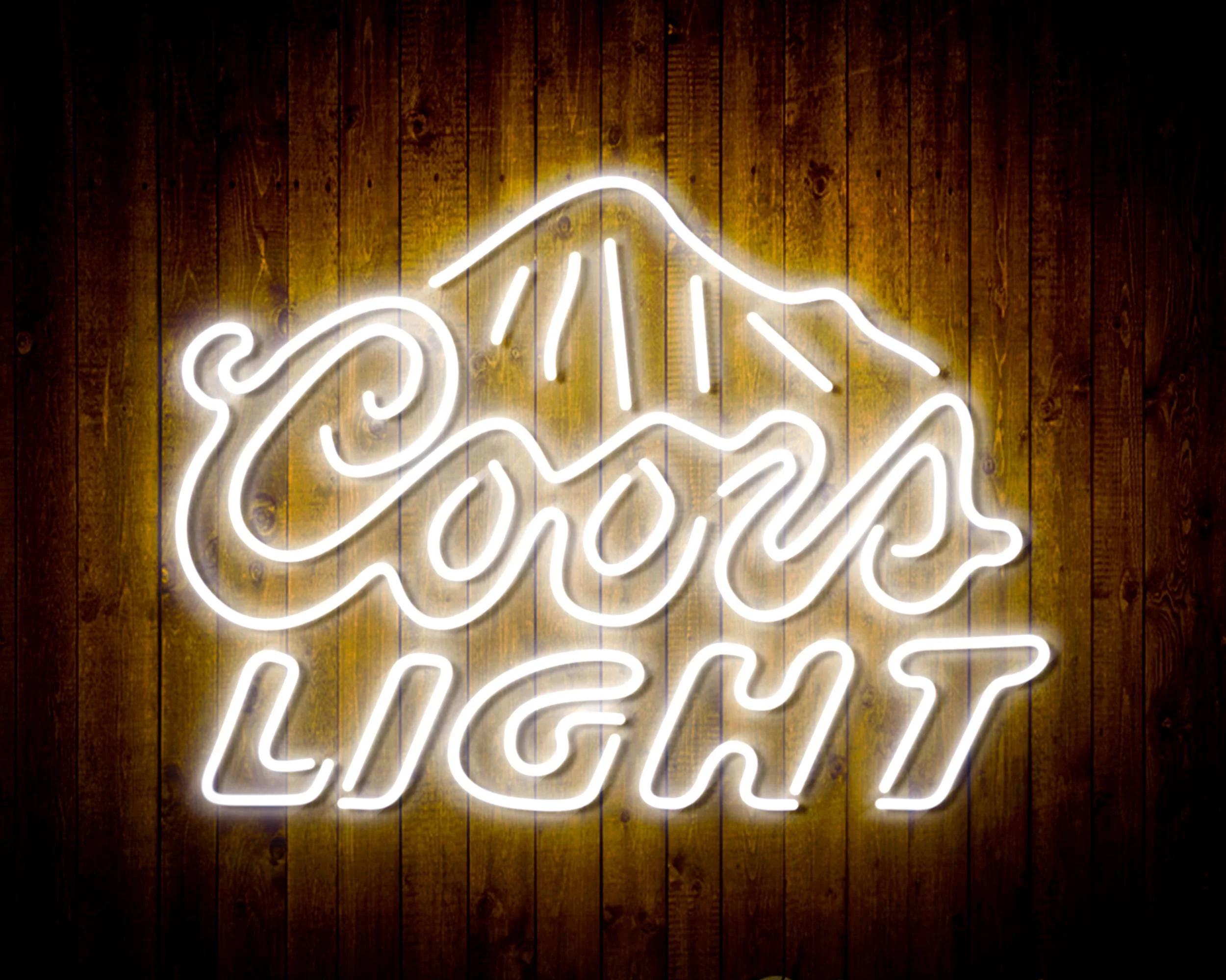 Coors Light LED Neon Sign,man Cave Bar Decor,game Room Wall Light,party ...