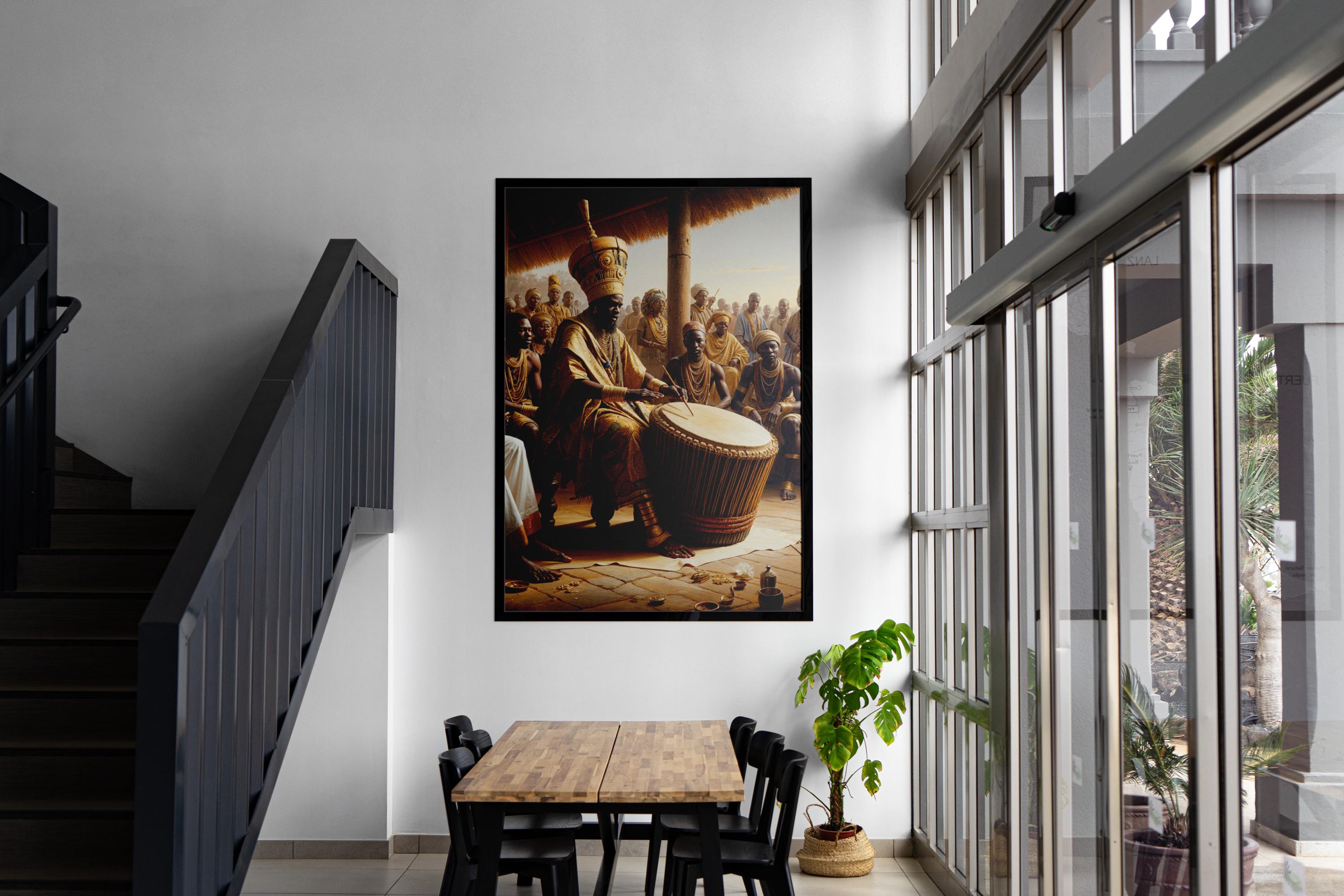 Drumming Elegance at the Chief's Durbar African Drums - Etsy