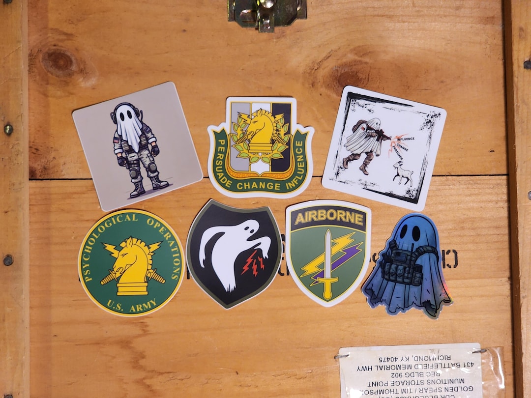 PSYOP Stickers: Waterproof Vinyl (3x3) - Etsy