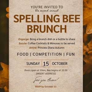 Bee Bundle - 2 Adult Spelling Bees at a Discounted Rate! - Etsy