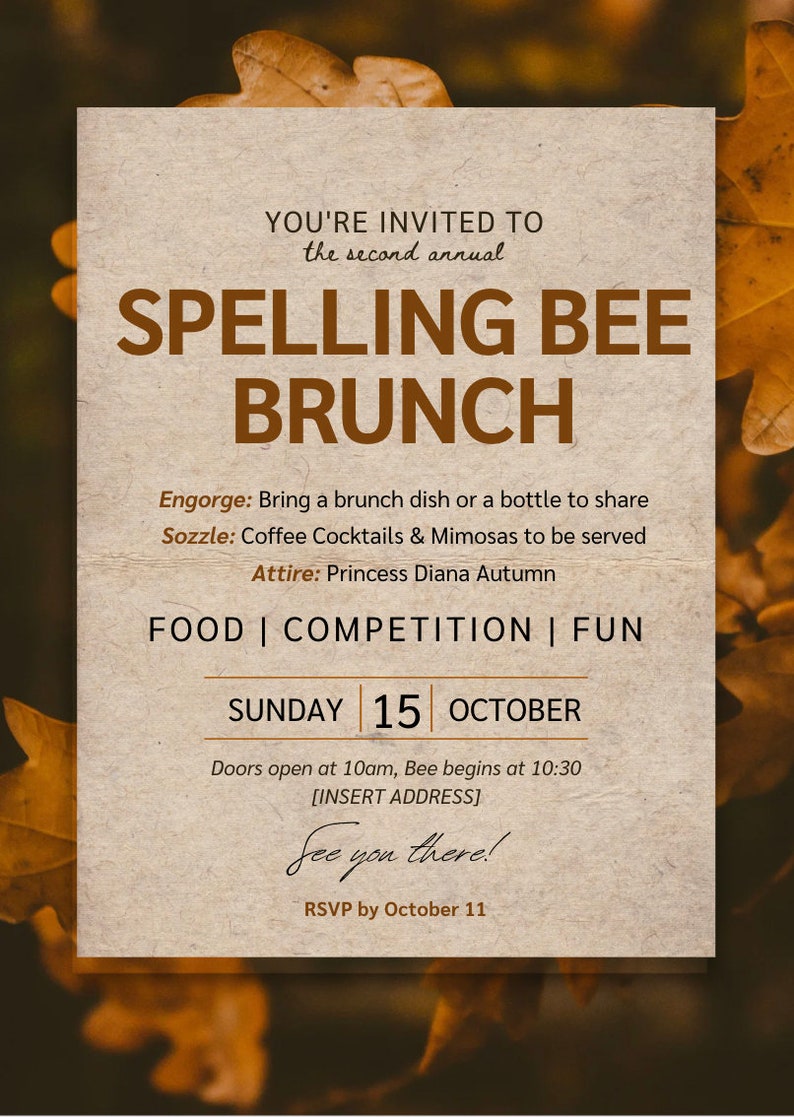 Bee Bundle - 2 Adult Spelling Bees at a Discounted Rate! - Etsy