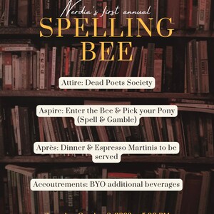 Bee Bundle - 2 Adult Spelling Bees at a Discounted Rate! - Etsy