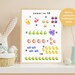 Rainbow Coloured Count to 100 Educational Poster, Math Poster ...