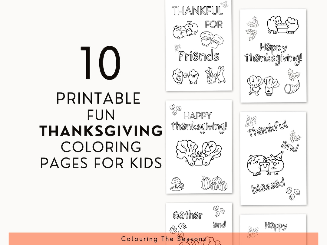 10 Thanksgiving Coloring Pages, Autumn Coloring Pages, Thanksgiving ...