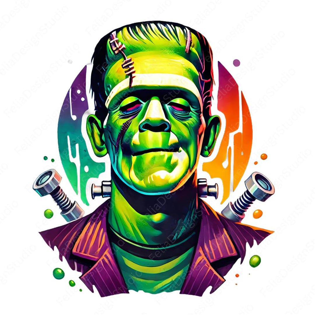 Frankenstein PNG, Frankenstein Svg, Frankenstein Halloween Clipart ...
