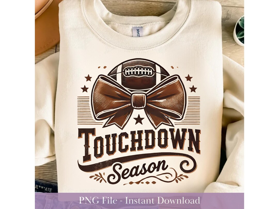 Touchdown Season PNG, Football PNG, Cheer PNG, Fall Football, Touchdown ...