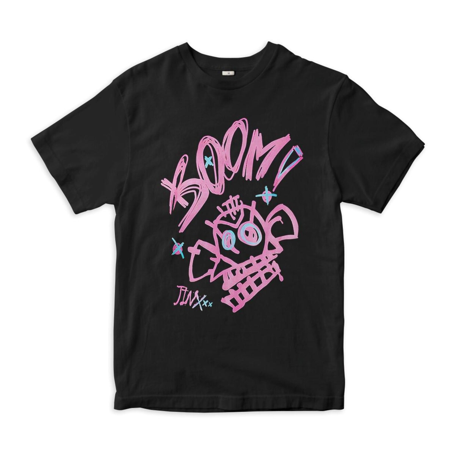 Arcane Jinx Monkey Graffiti T-shirt, Men's and Women's Sizes (ARC-77861 ...