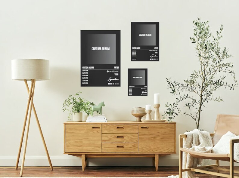 Custom Album Poster - Etsy