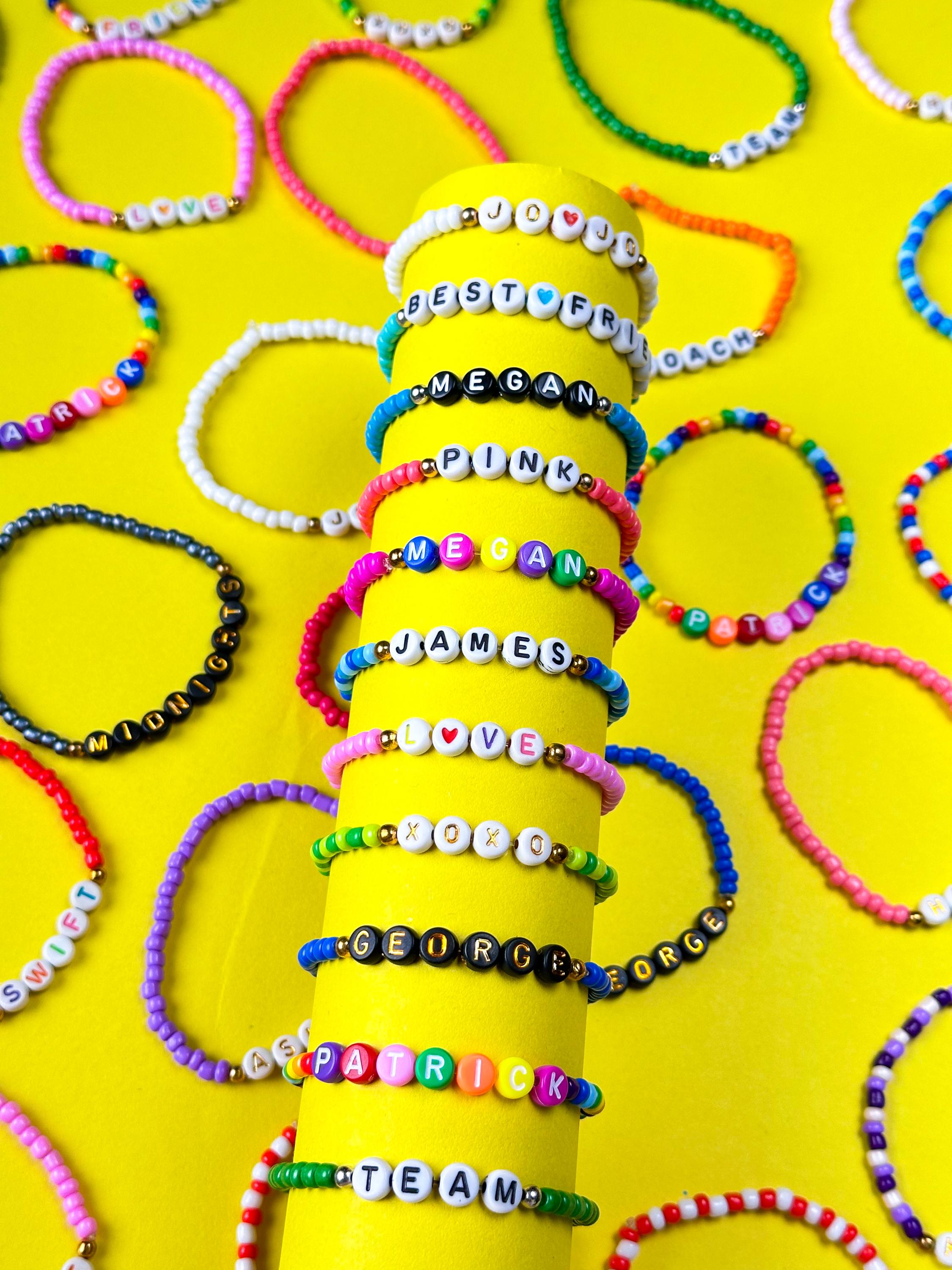 1-25-50-100-500 Custom Friendship Bracelets, Handmade Team Gifts, Bulk ...