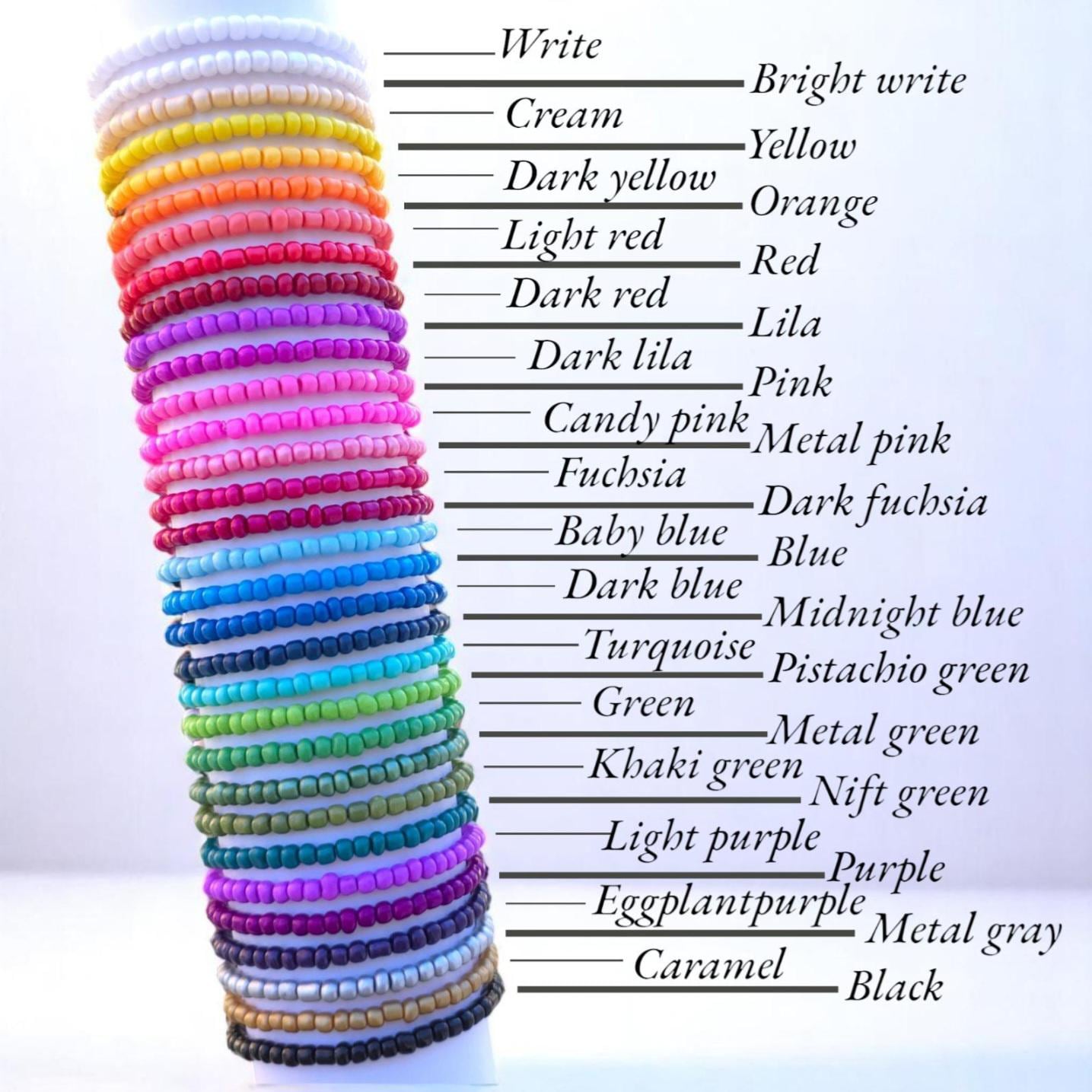 Custom Bulk Friendship Bracelets, Personalized Beaded Name Jewelry ...