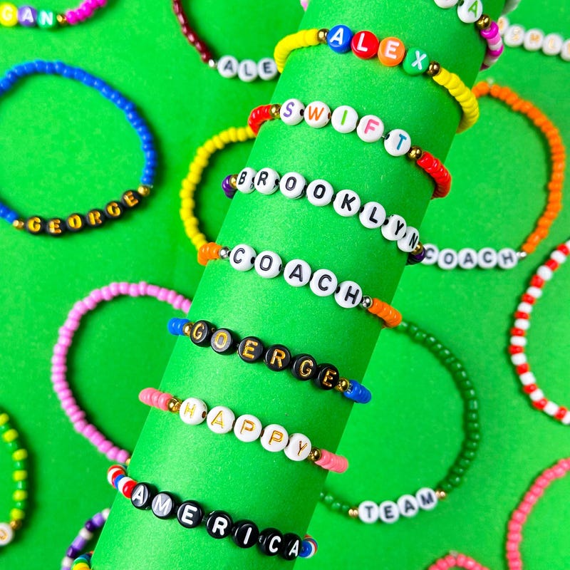 Custom Personalized Friendship Bracelet - Etsy