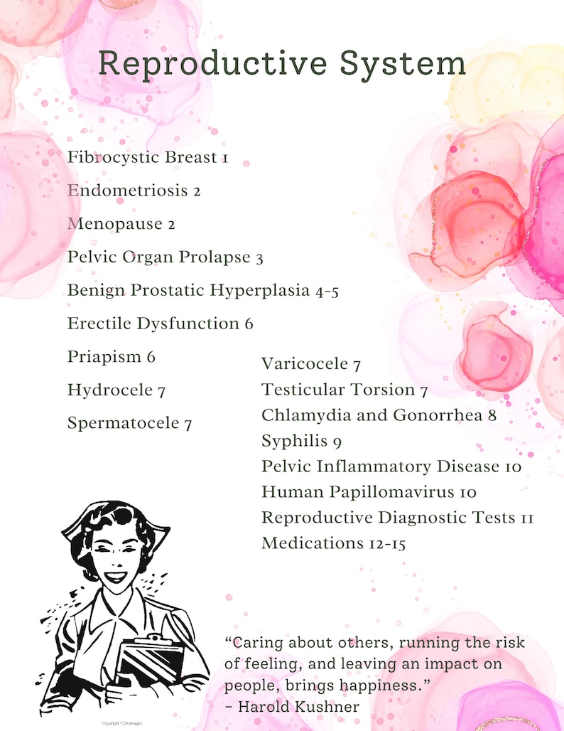 Reproductive System Review | Nursing School Notes | Nursing Exam Review ...