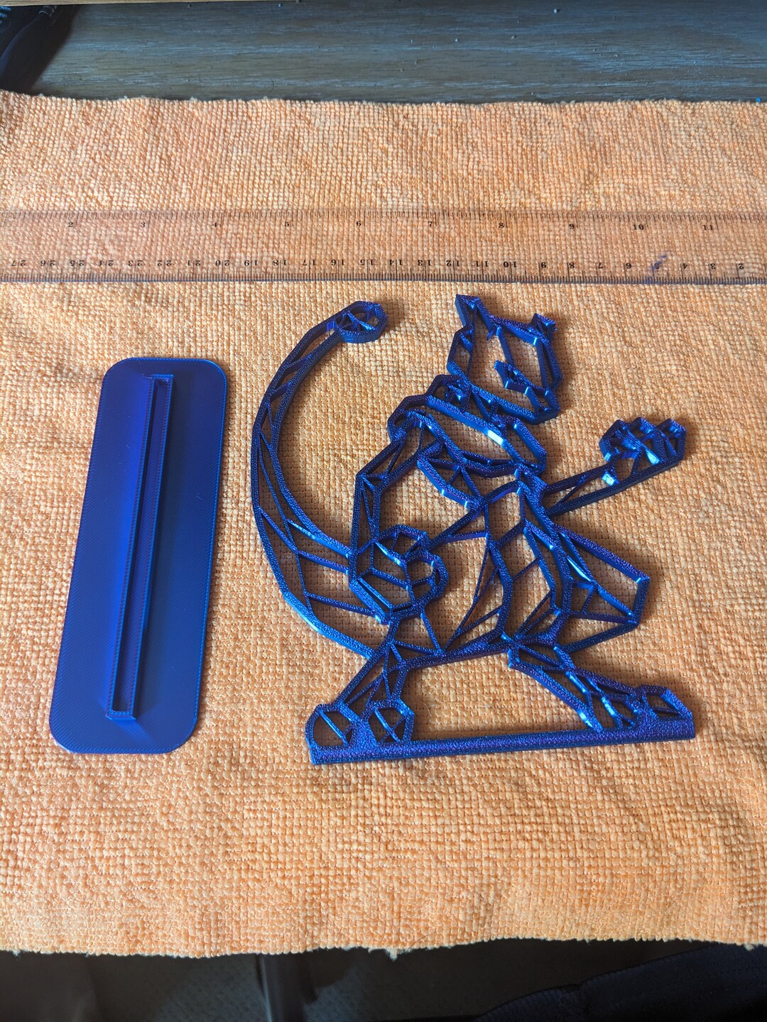 Pokemon Mewtwo Silhouette With Stand - Etsy