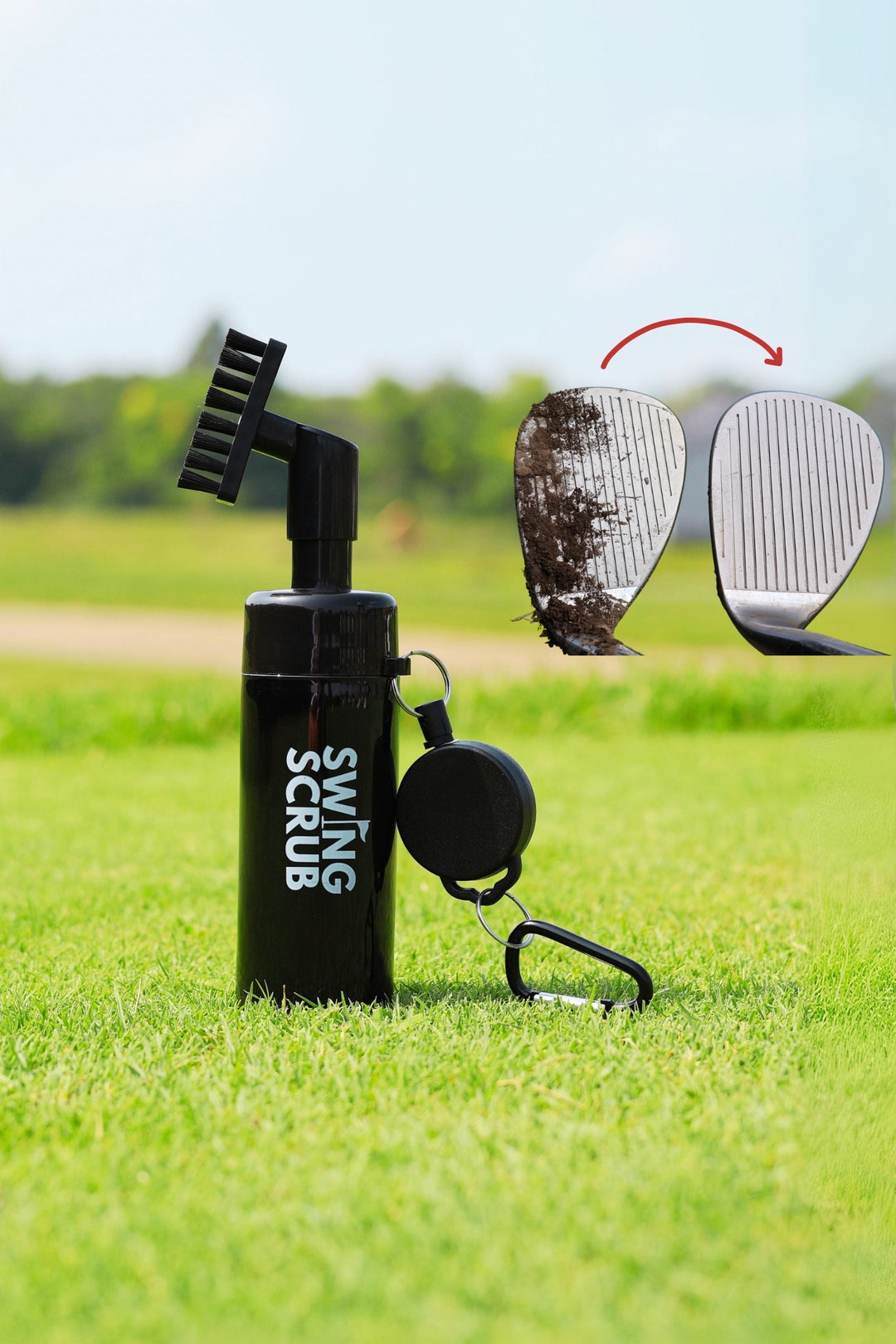 Golf Club Cleaner Spray Brush - Gift Present for Boyfriend, Husband ...