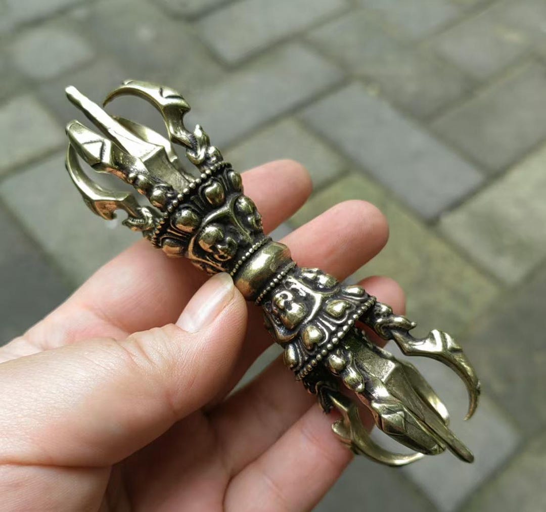 Phurba Brass Mascot Buddhism Vajra Phurba Amulet,tibetan Buddhist ...