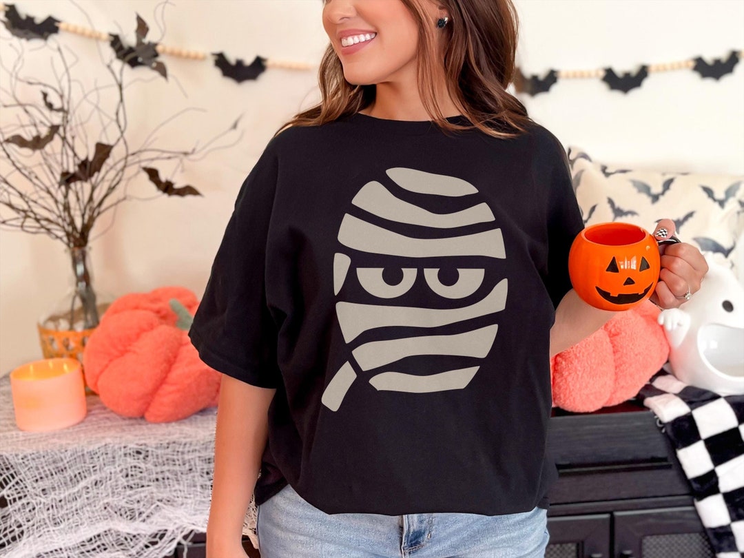 Mummy Shirt, Halloween Mummy Shirt, Spooky Shirt, Funny Halloween Shirt ...