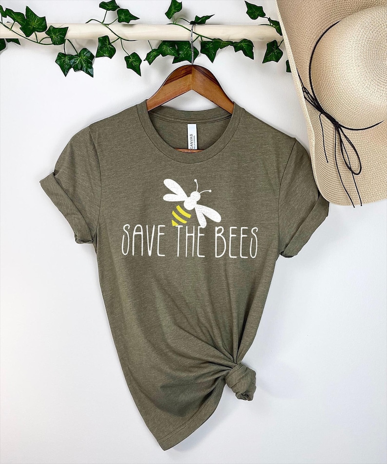 Save the Bees Shirt, Bee Tee, World Bee Day Shirt, Honeybee Shirt, Bee ...