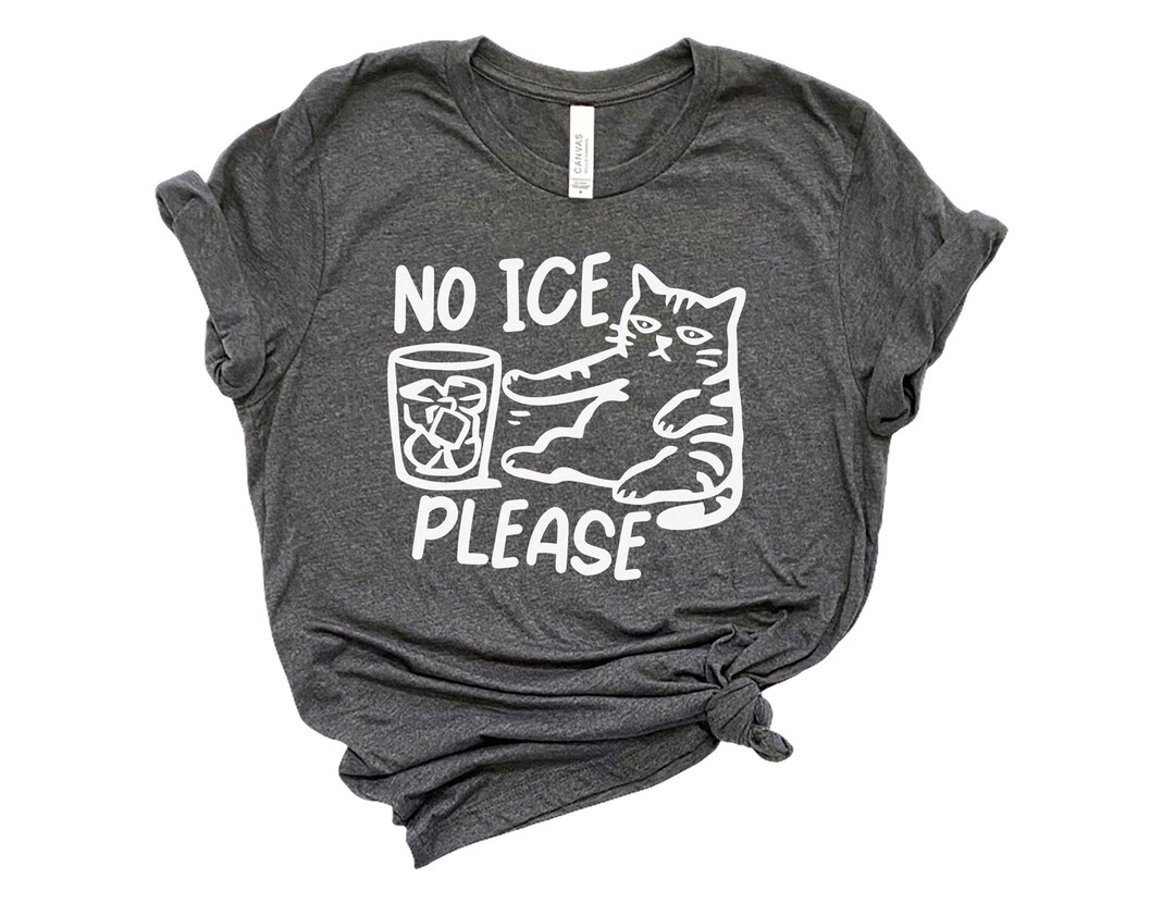 No Ice Please T-shirt - Sarcastic Meme Shirt - Political Protest ...