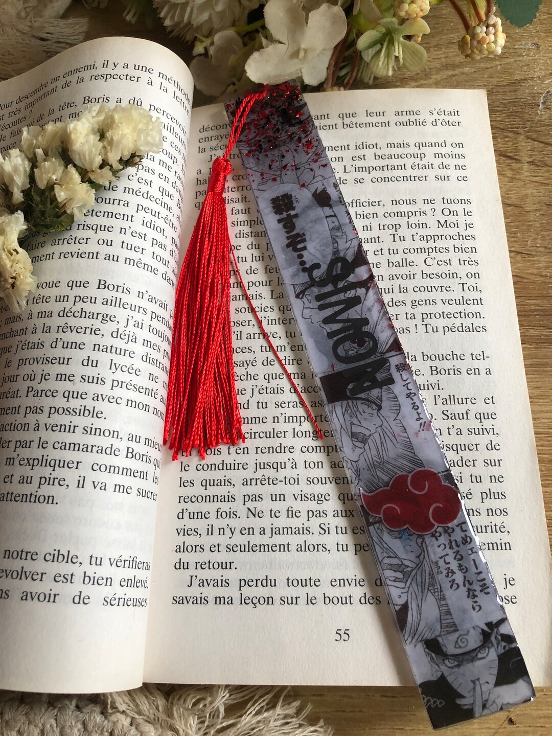 Personalized Naruto Bookmark - Etsy