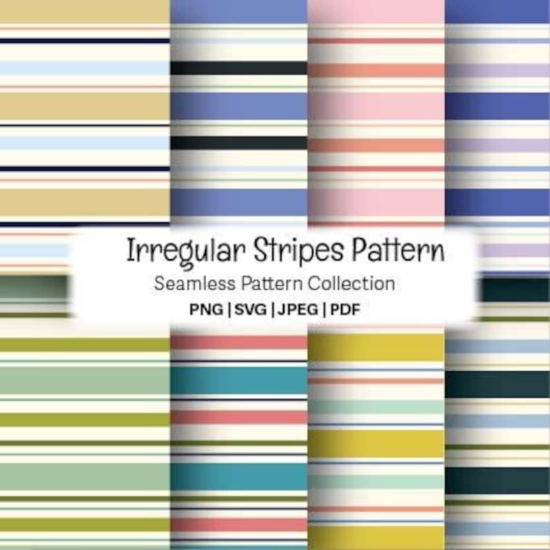 Irregular Stripes Seamless Pattern - Etsy