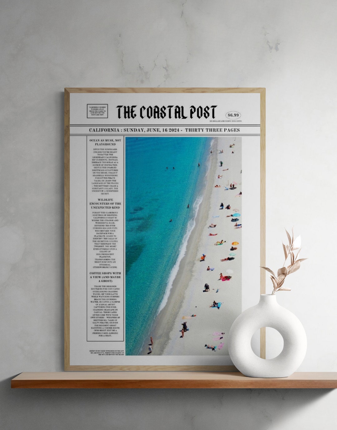 Coastal Printable Artwork Cute Home Decor Printable Wall Art Ocean ...