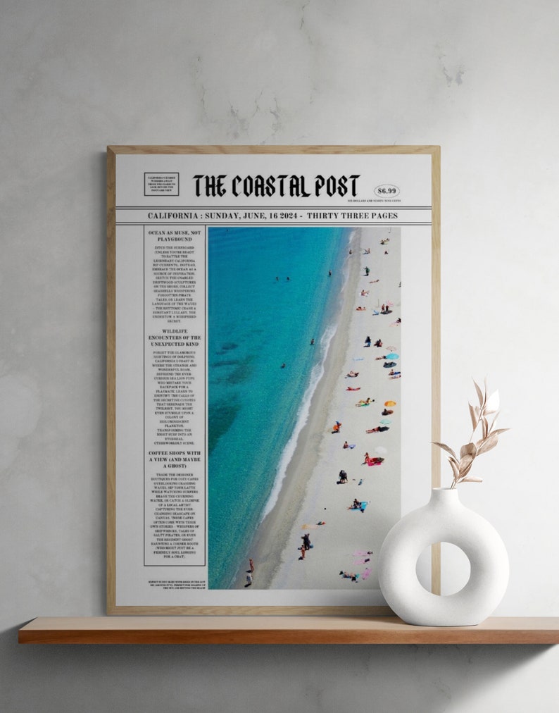 Coastal Printable Artwork Cute Home Decor Printable Wall Art Ocean ...