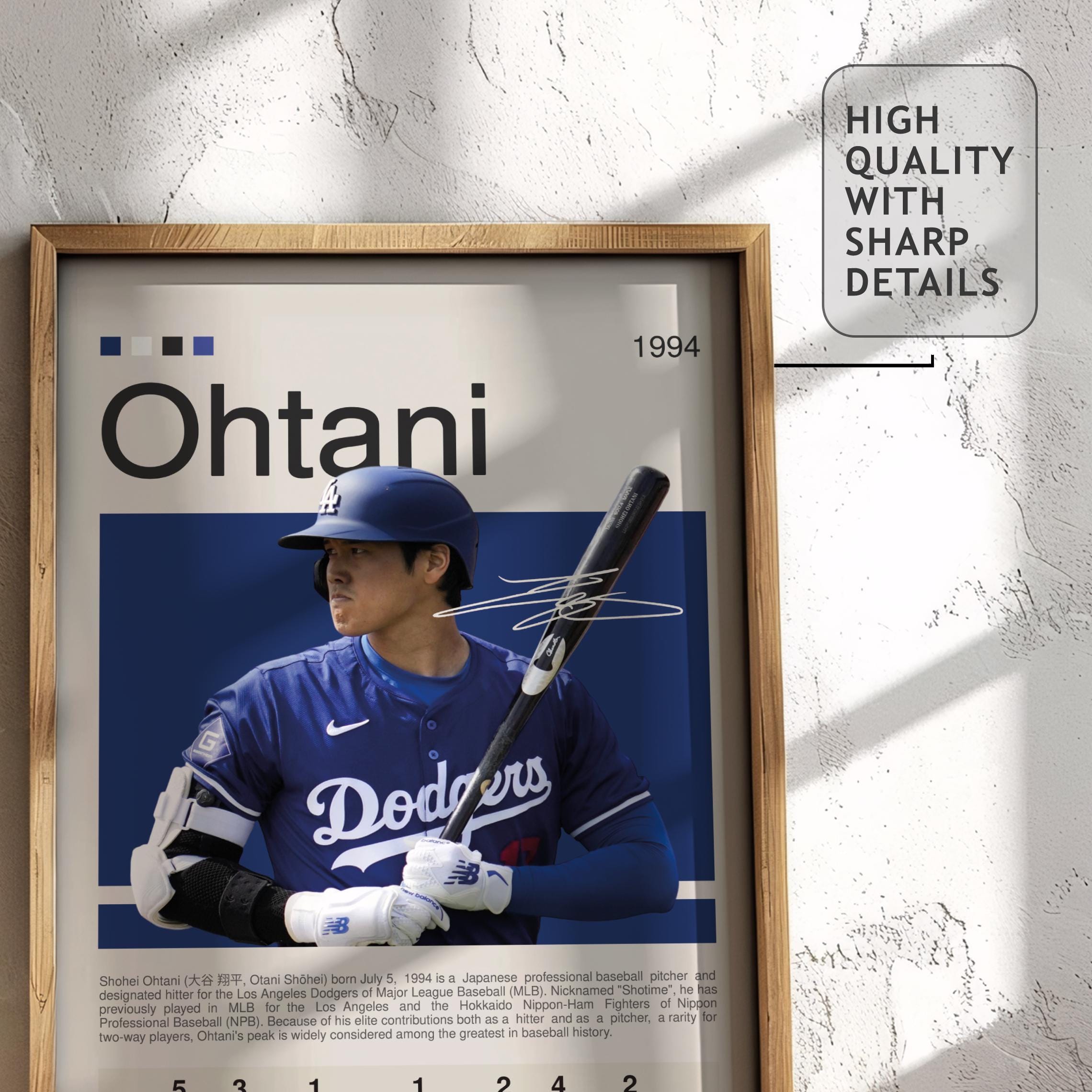 PREMIUM Shohei Ohtani Poster, Sports Poster, Baseball Wall Art ...