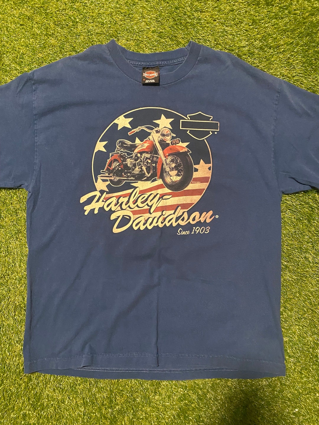 Harley Davidson Y2K Vintage American Flag Motorcycle Grill Louisiana - Etsy