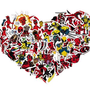 Deadpool and Wolverine Stickers New Deadpool Movie, Phone, Fridge ...