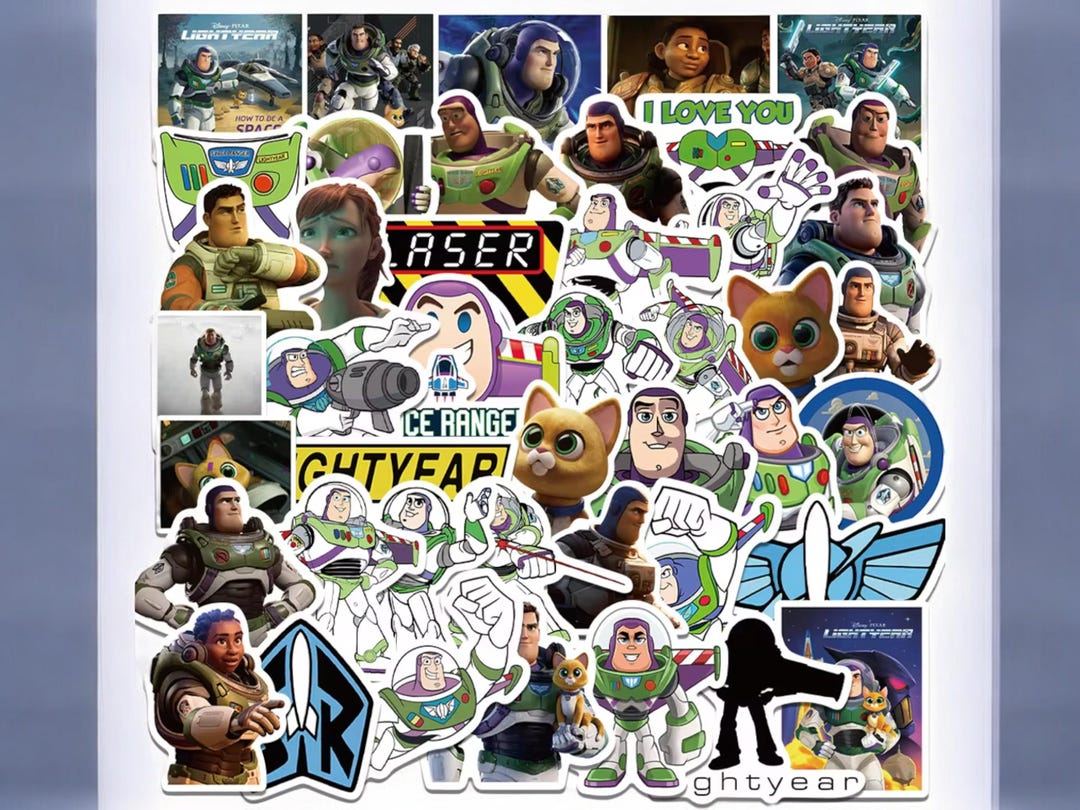 Toy Story Buzz Lightyear Sticker Set 10/30/52 Pcs High-quality Stickers ...