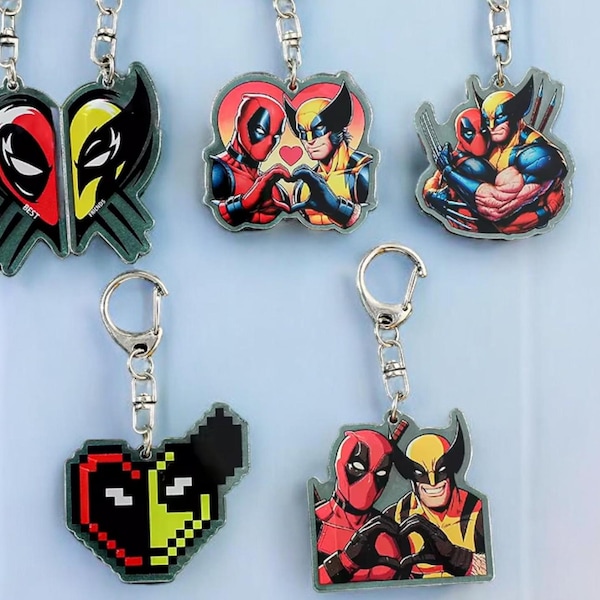 Deadpool and Wolverine Lanyard - Etsy
