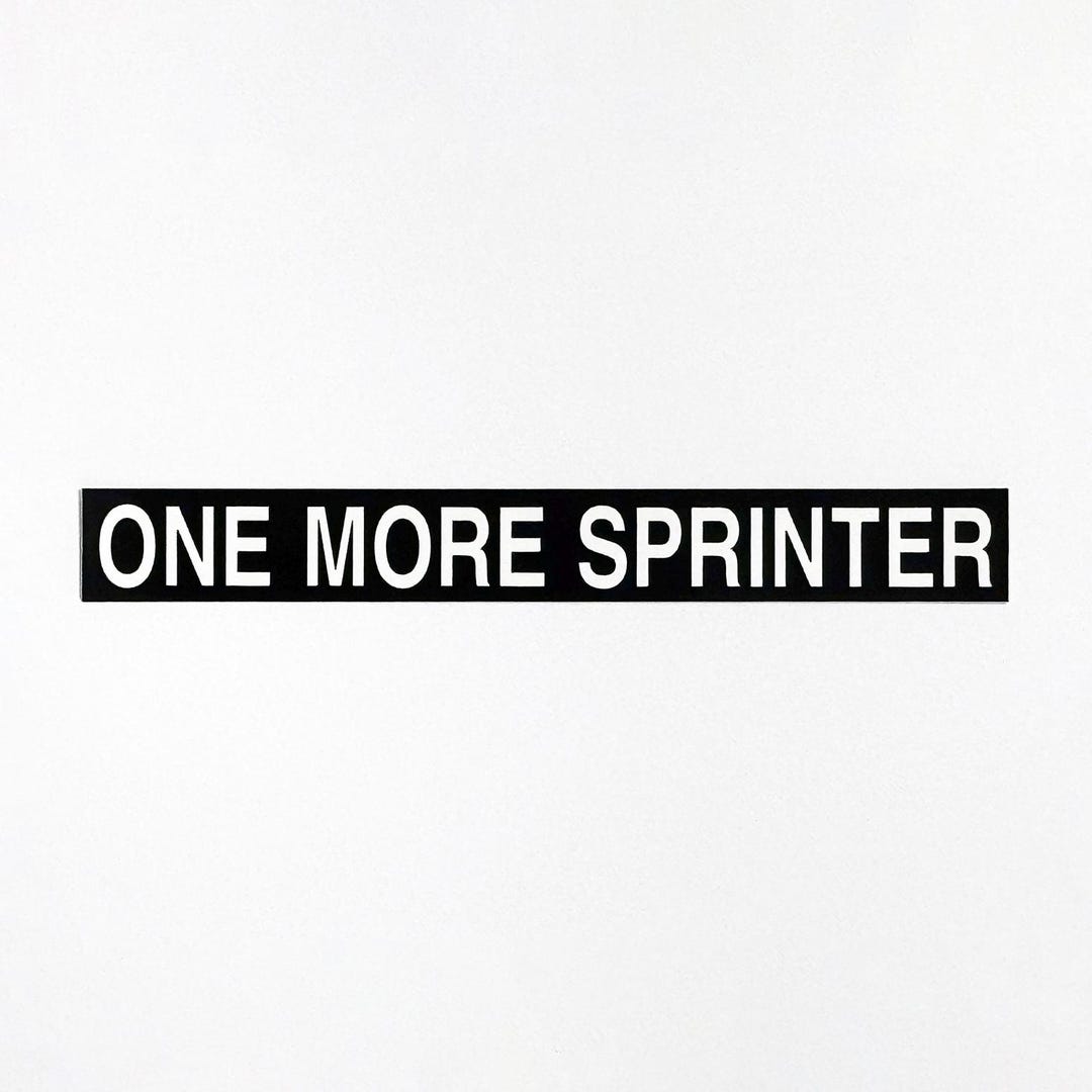 One More Sprinter Sticker - Vanlife Camping Van Accessories - Etsy