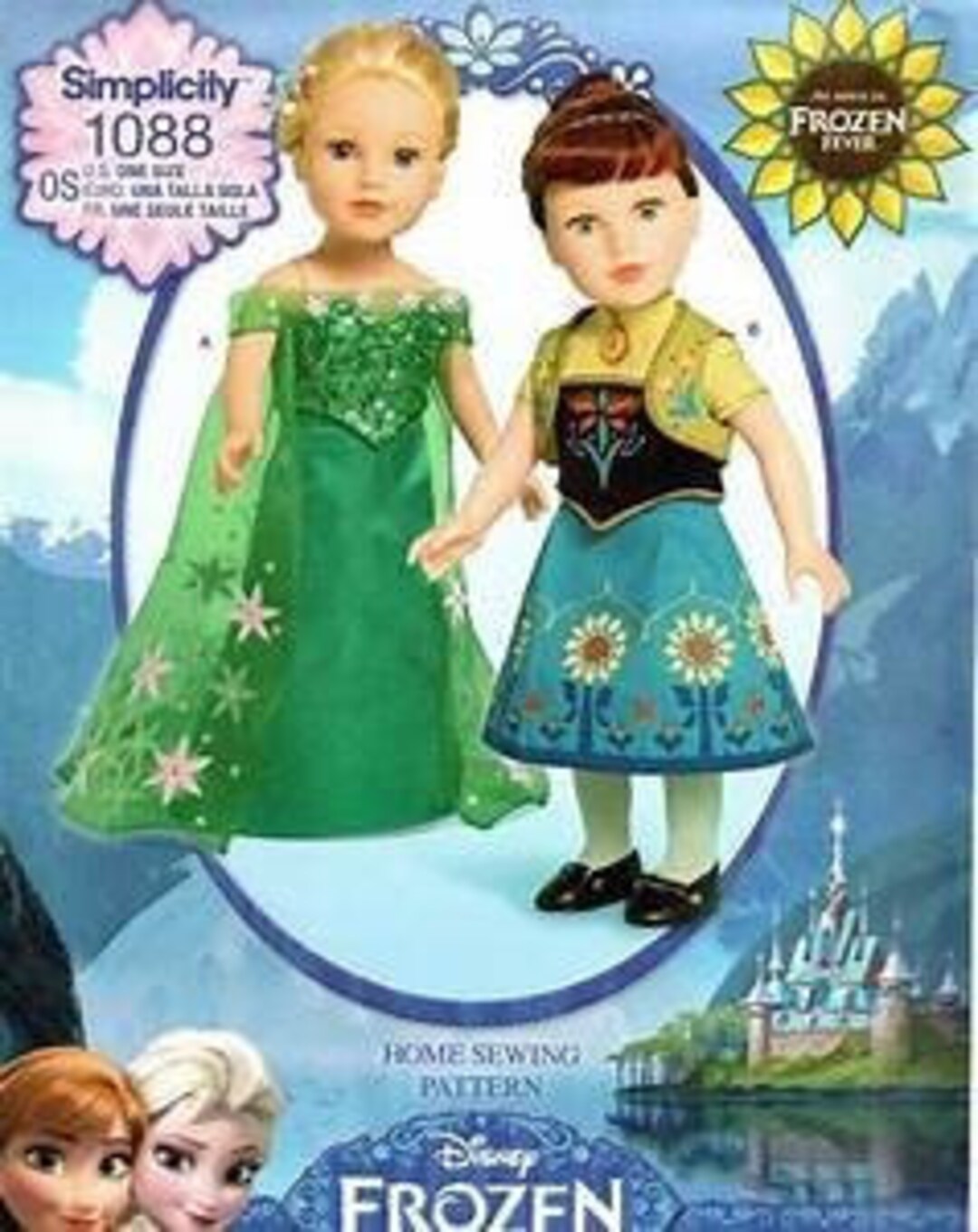 Simplicity Pattern 1088 Frozen! - Etsy