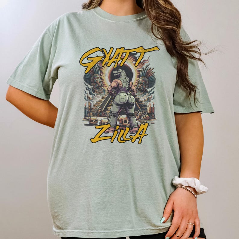 Gyattzilla Unisex T-shirt, Funny Godzilla Parody Super Soft Tee, Gyatt ...