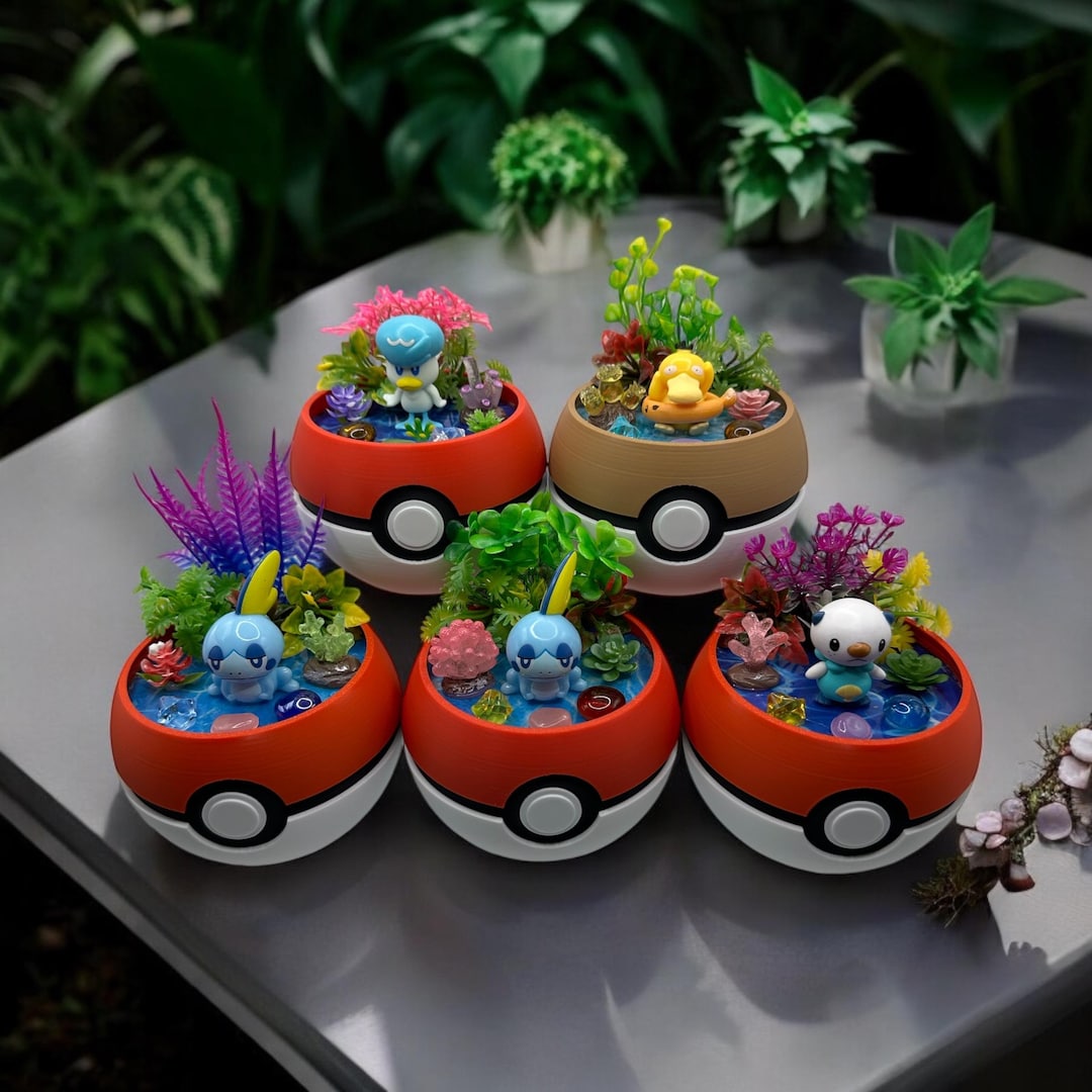 Pokemon Terrarium,pokemon Diorama,pokeball Terrarium,pokeball Diorama ...